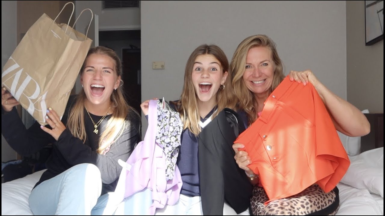 WIE SHOPT DE LEUKSTE ZOMEROUTFIT MET ZUS EN MOEDER | SENNA BELLOD - YouTube