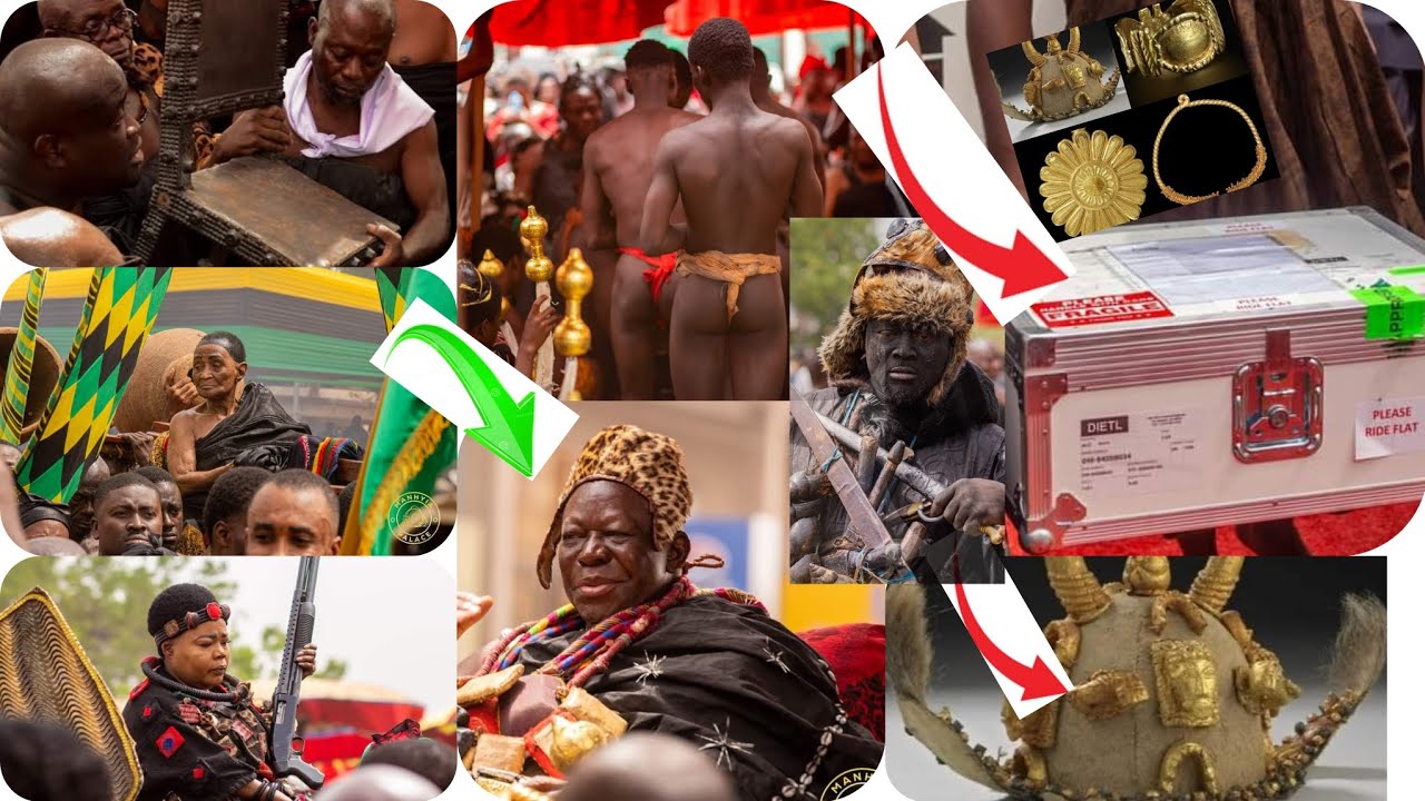 Otumfuor finally brought african spirit back home. Exit of Asante hene ...