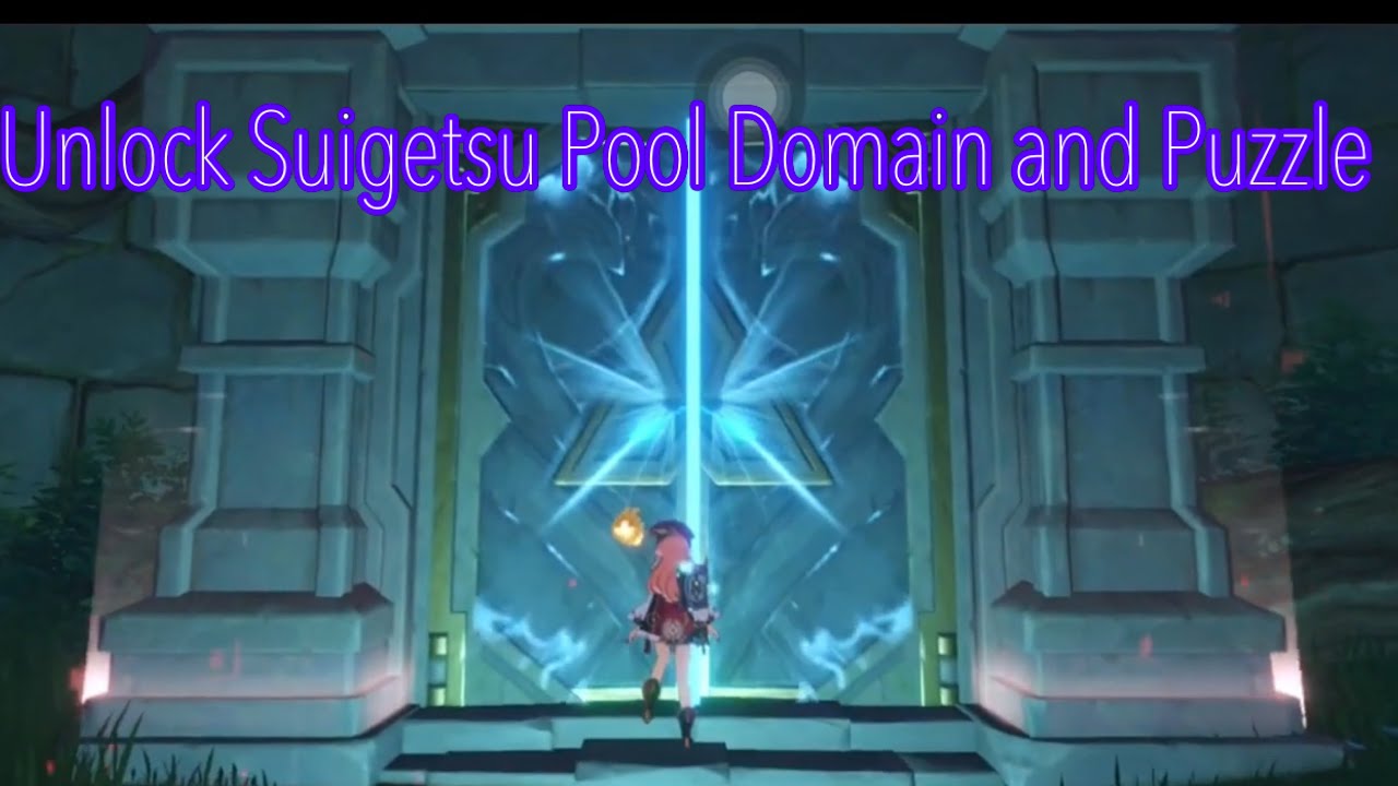 How to Unlock Palace in a Pool Domain - Suigetsu, Inazuma | Genshin ...