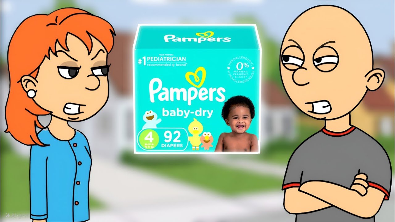 Classic Caillou Forces Rosie to Wear Diapers/Grounded - YouTube