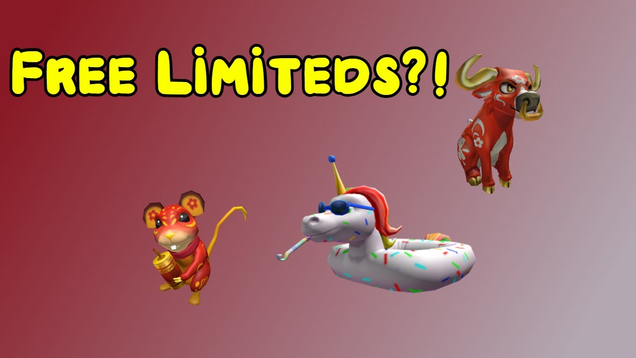 Free New Limiteds?! |ROBLOX| - YouTube
