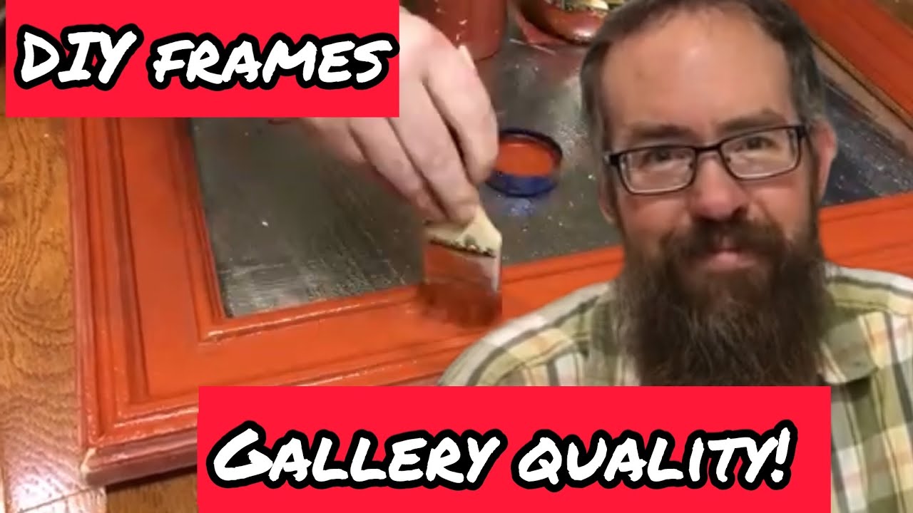 How I make professional picture frames! (pt 2) - YouTube