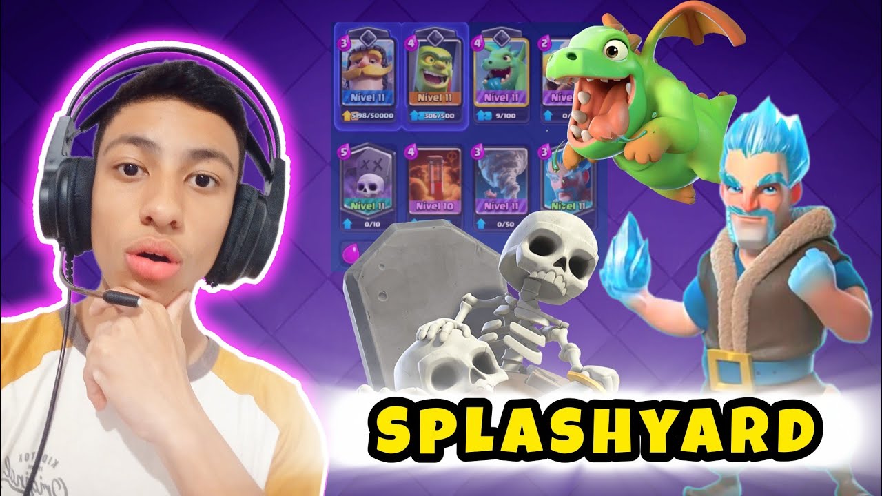 O Novo SPLASHYARD está DOMINANDO o Clash Royale! - YouTube