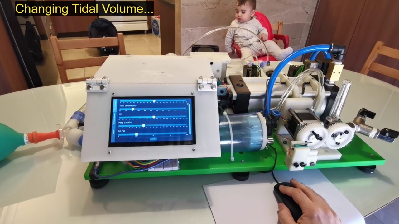 Open Source DIY Piston driven ventilator ZW05- english - YouTube