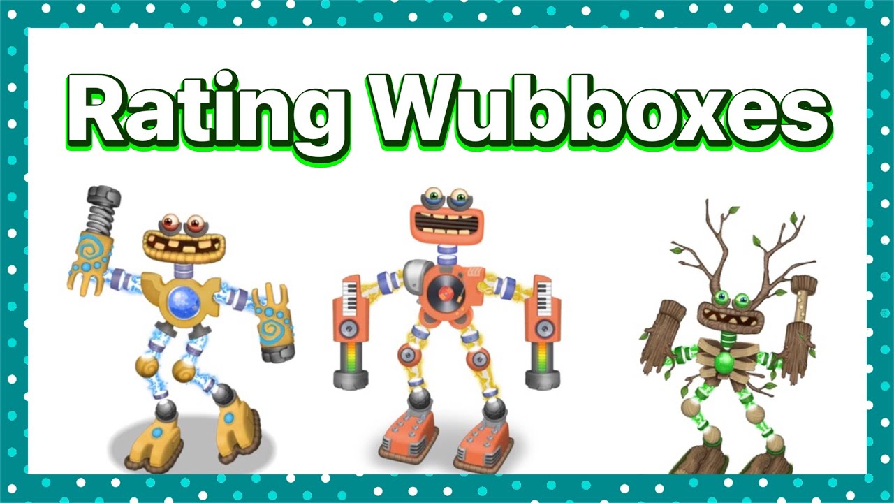 My Singing Monsters | Wubbox Tier list - YouTube