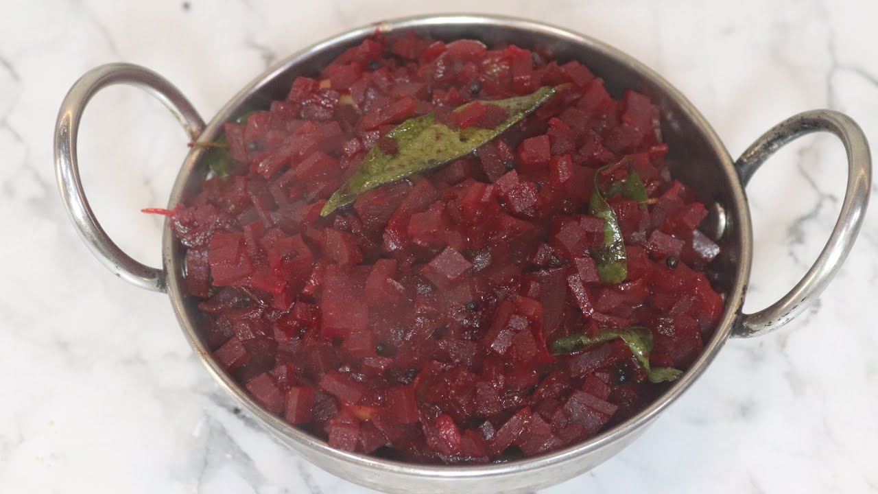 Beetroot Upperi || Beetroot dry curry by Sameera's FoodTech - YouTube