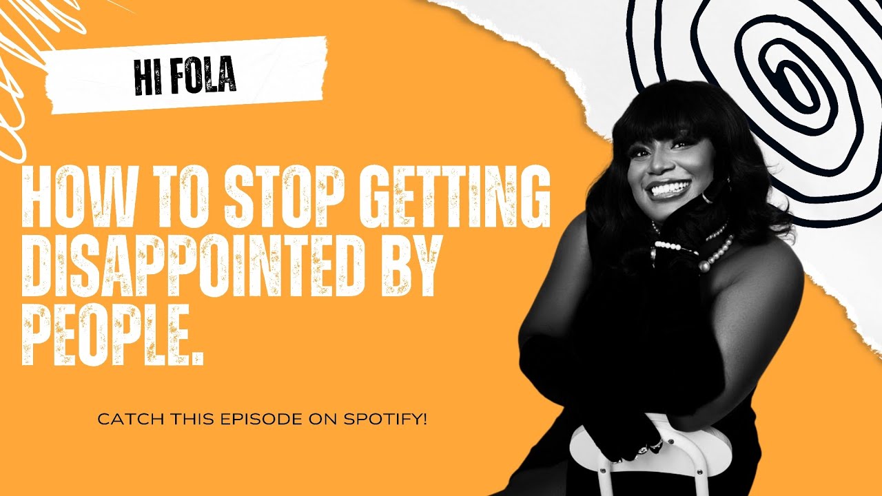 How to Stop Getting Disappointed by People. - YouTube