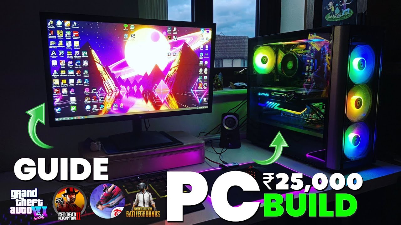 Pc Build 25000 With RX 6400 4GB Graphic Card 🔥Full Pc Build Guide - YouTube