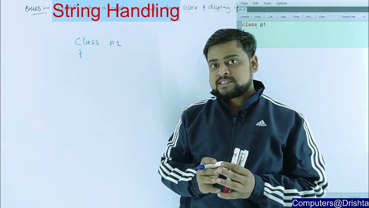ICSE Class 10 Java Programming: String Handling Tutorial - YouTube
