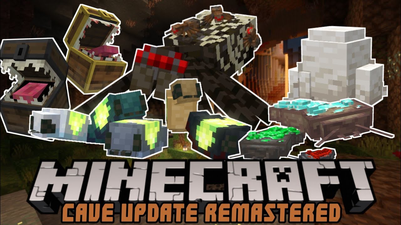 Update!? Minecraft Pe Mod 1.18+ | Cave Update Remastered Add-On | More ...