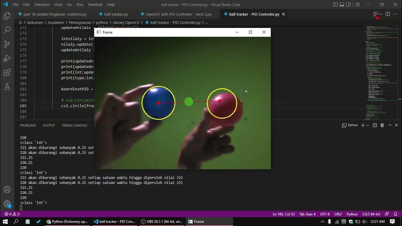 Pid Controller In Opencv Youtube