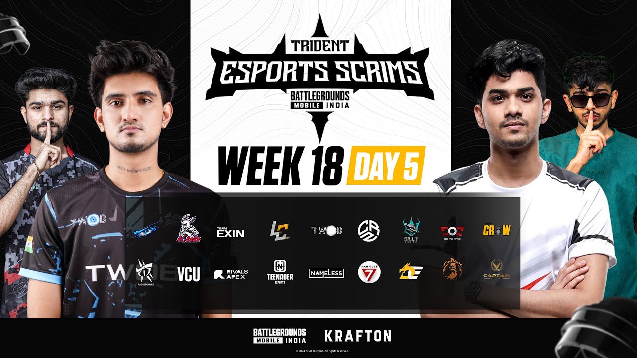 BMPS GRIND | TRIDENT ESPORTS SCRIMS - PRO | WEEK 18 - DAY 5 - YouTube