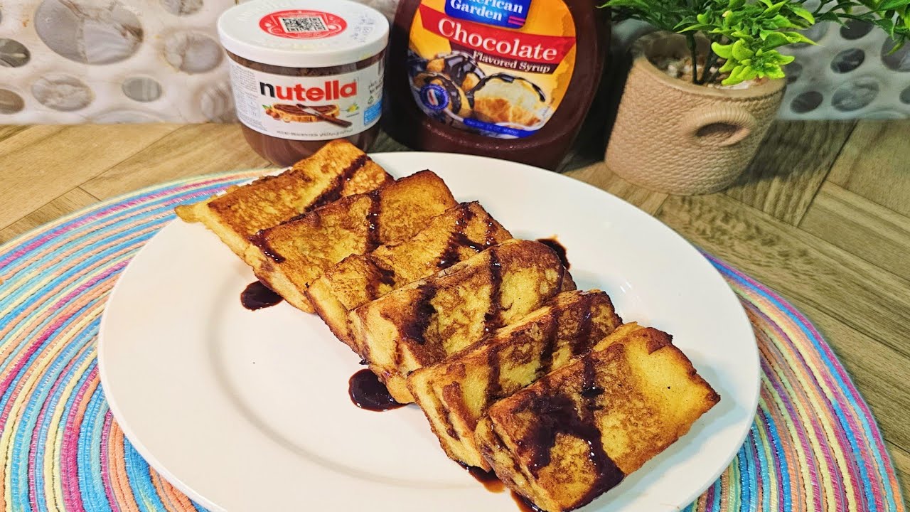 Nutella French Toast Recipe ‼️ Easy Nutella filled French Toast Sticks ...