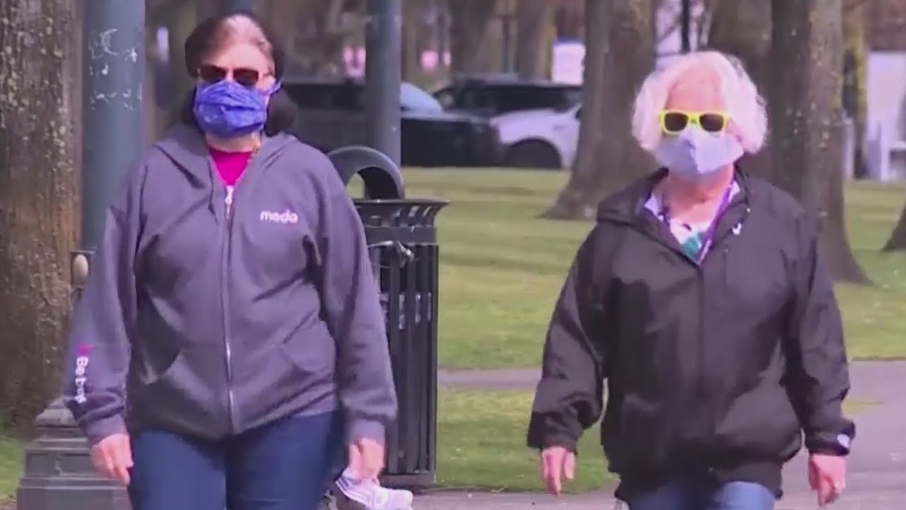 Oregon outdoor mask mandate for crowded settings lifted - YouTube