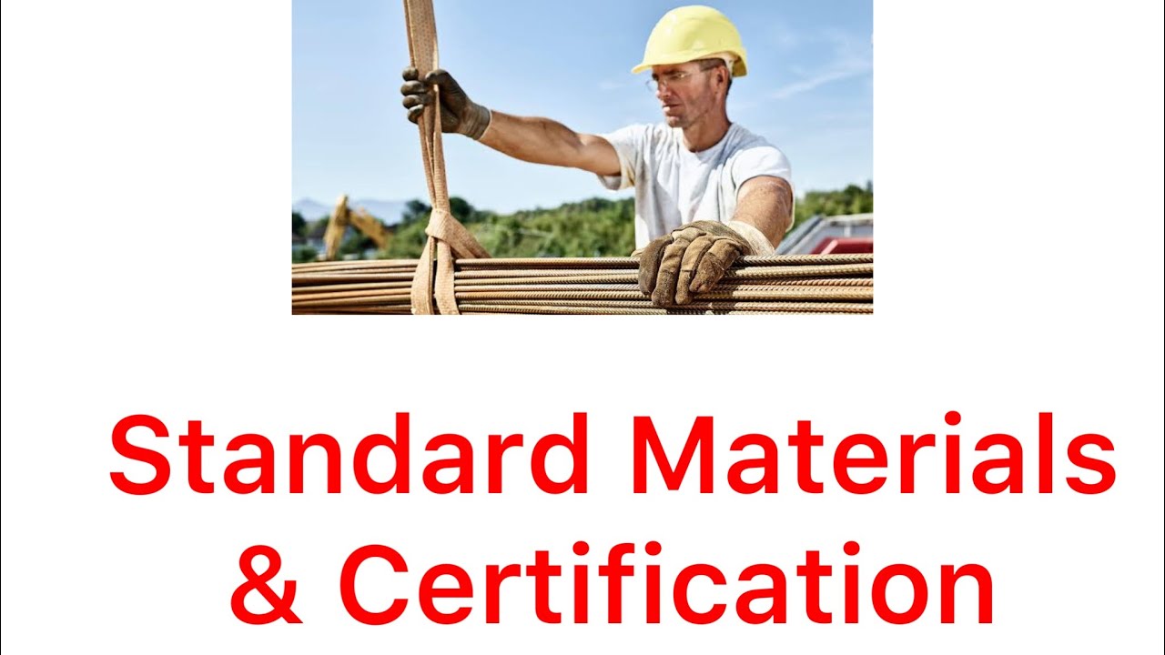 Standard Materials & ISI mark #bis #standard #cimfr #ISO # ...