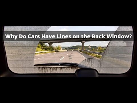 Why car’s back window have lines?? - YouTube