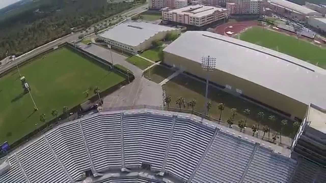 UCF Brighthouse Stadium Aerial View 2 - YouTube