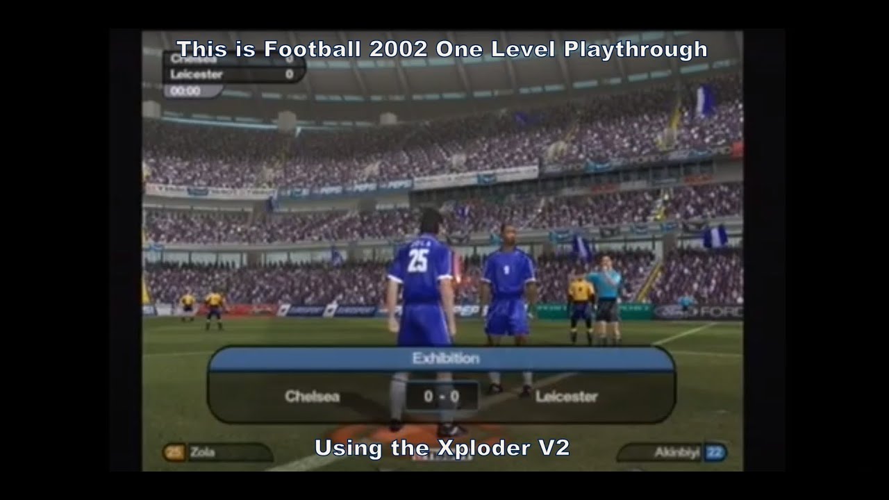 This is Football 2002 Chelsea Vs Leicester One Level Playthrough using ...