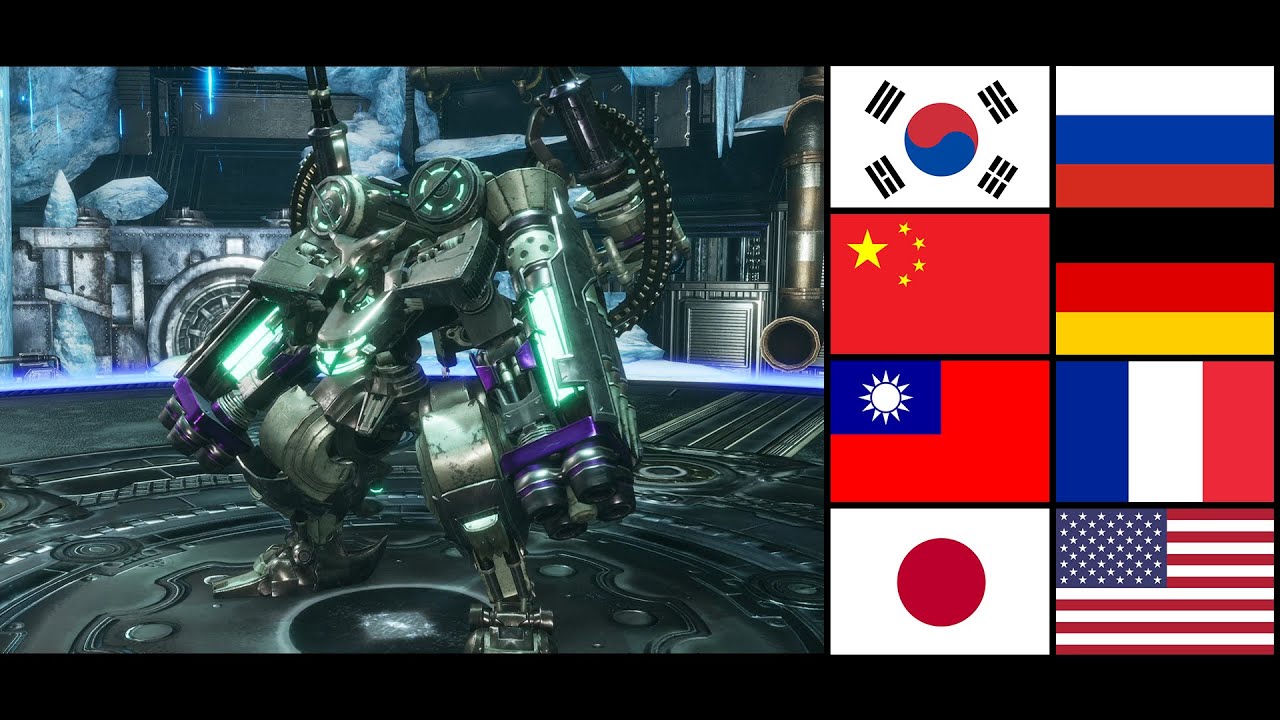 Blade&Soul - Kolossos Prime Voice in Multi-Language - YouTube