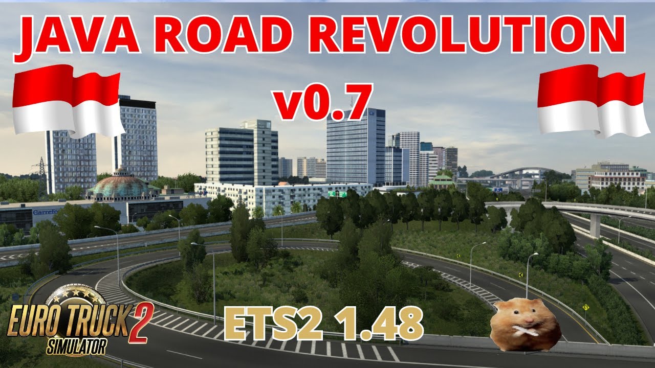 ETS2 1.48 JRR MAP OF INDONESIA v 0.7 by Septian_MR (NEW) - YouTube