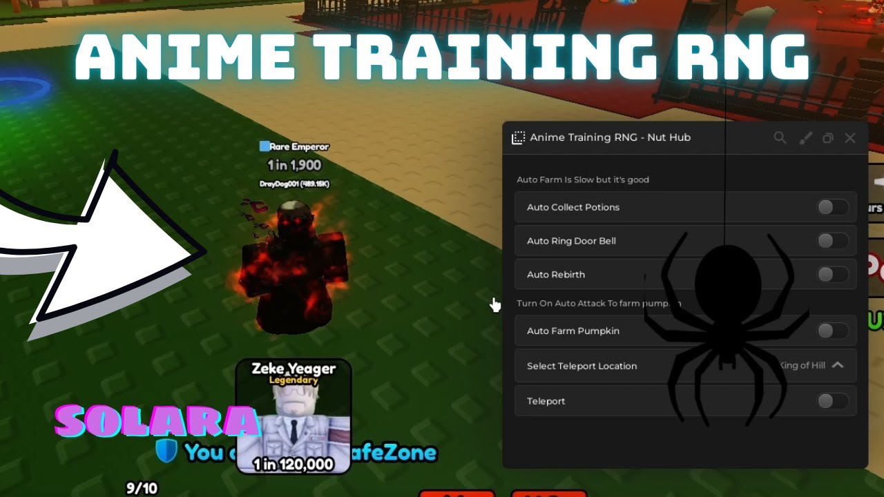 [NEW] Anime Training RNG Script - Halloween Update - YouTube