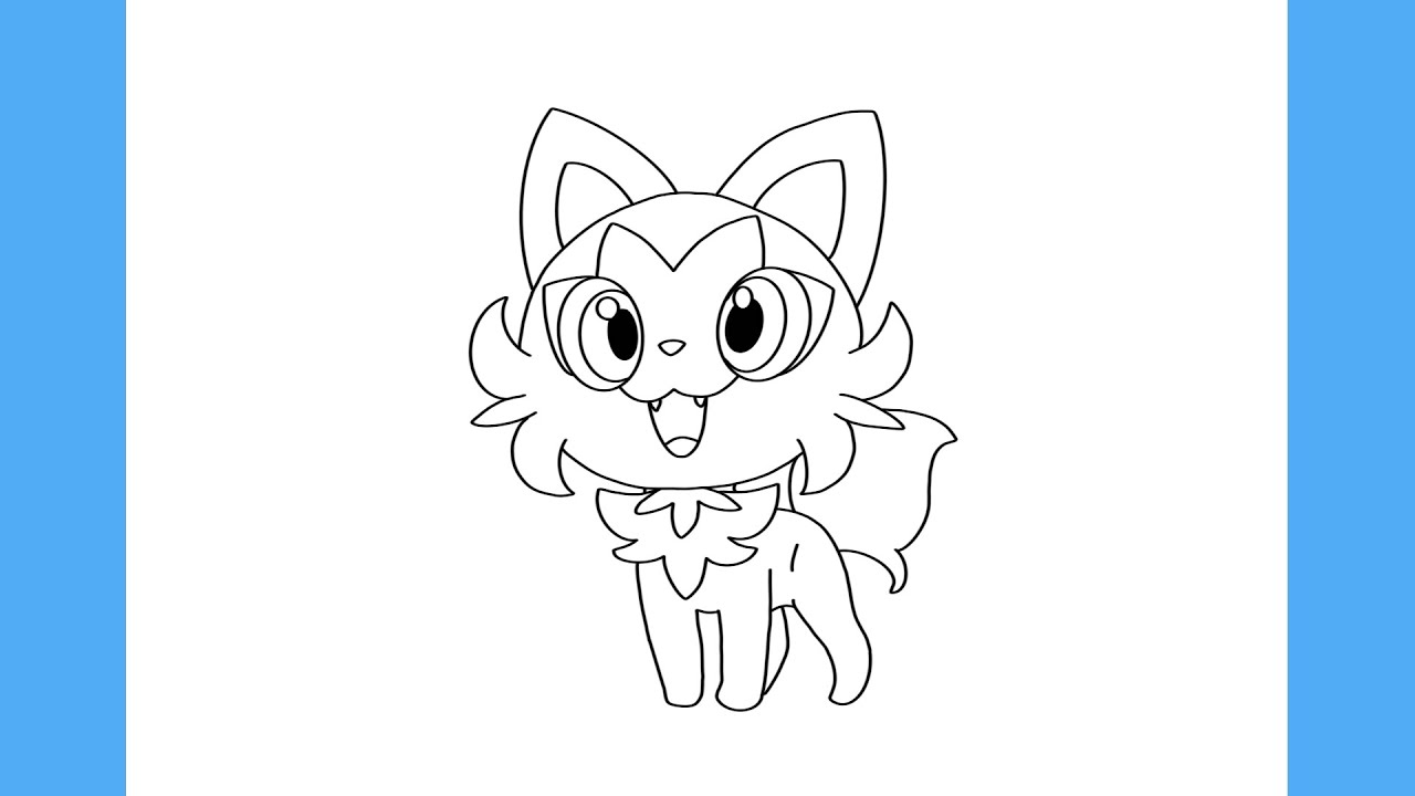 HOW TO DRAW POKÉMON SPRIGATITO - HOW TO DRAW POKÉMON - YouTube