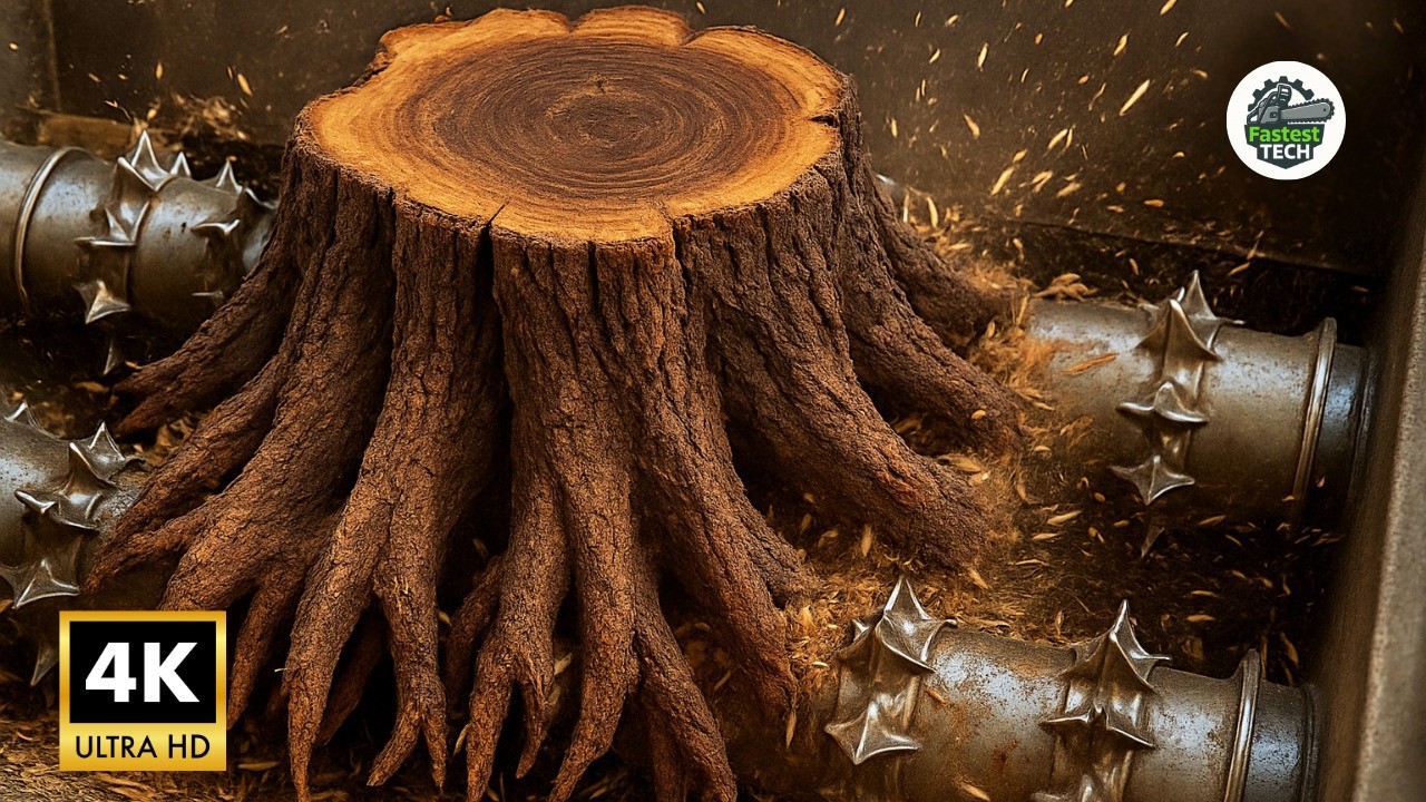 Dangerous Fastest Monster Wood Chipper | Incredible Tree Working ...
