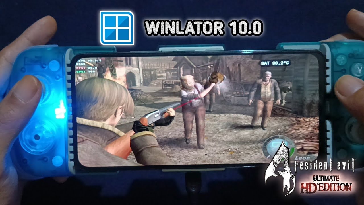 Resident Evil 4 Ultimate HD (Winlator 10) Android Gameplay - YouTube