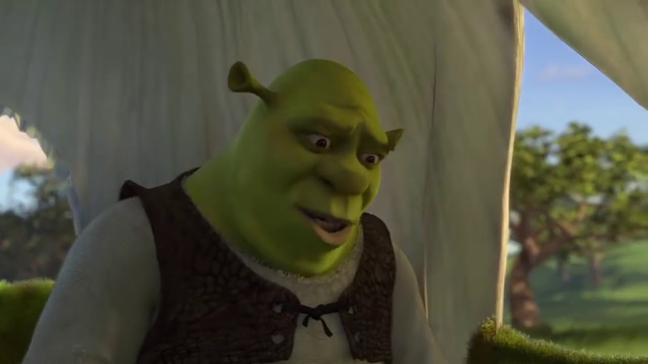 Shrek nuts hard upon hearing donkeys magnificent pop - YouTube