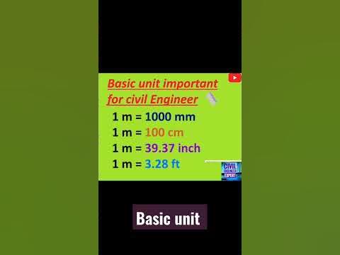 unit conversion || civil engineering basic unit conversion - YouTube