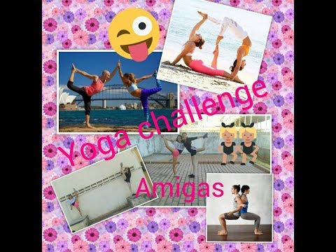 yoga challange con mi amiga