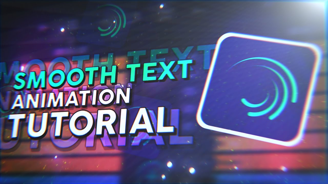 Smooth Text Animation in Alight Motion | Tutorial Alight Motion - YouTube