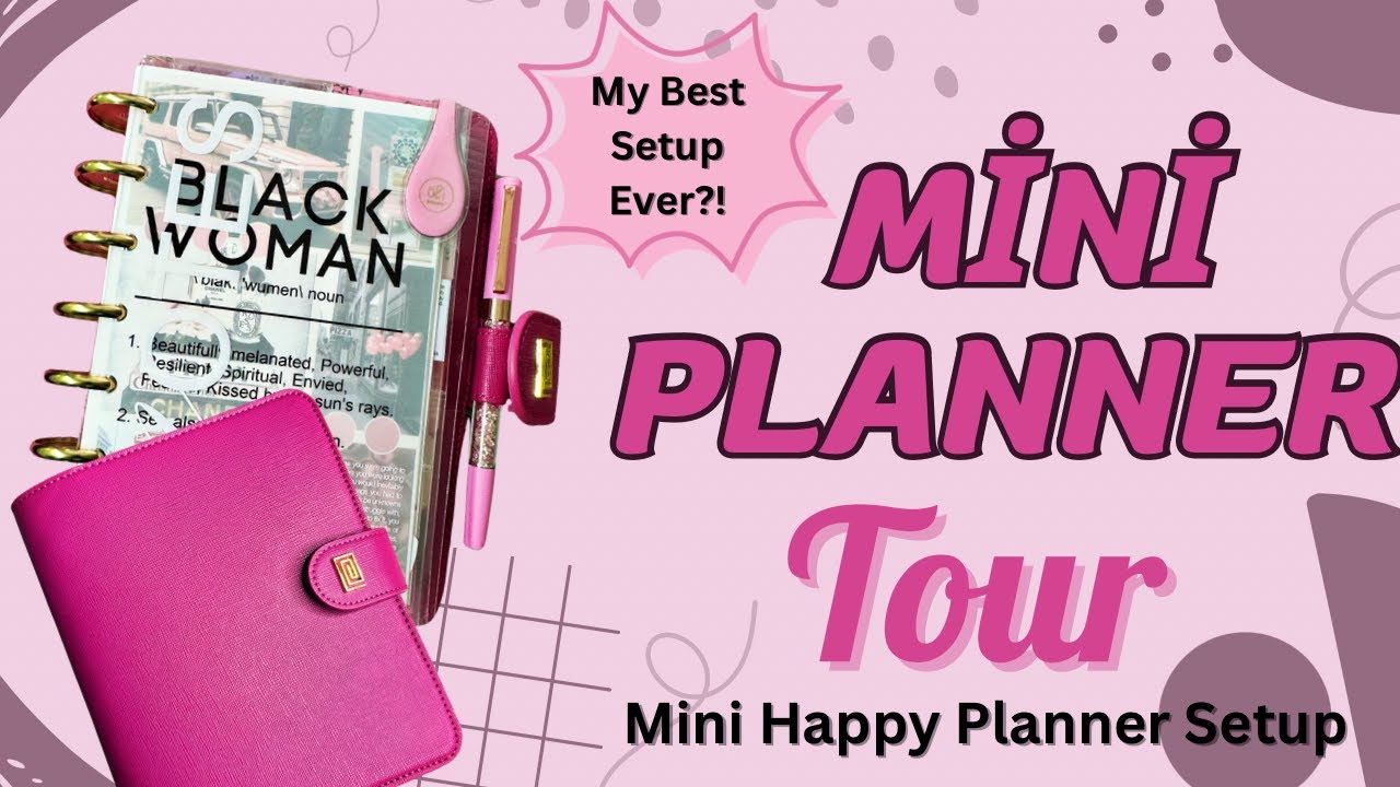 PLANNER TOUR | MINI HAPPY PLANNER SETUP - YouTube