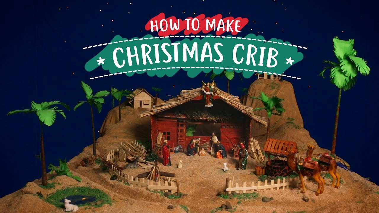 Christmas Series How To Make A Christmas Crib DIY Nativity Scene