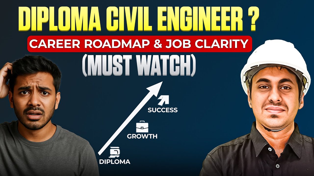 Diploma Civil Engineer Career Roadmap 🔥 Best Jobs & Growth Options ...
