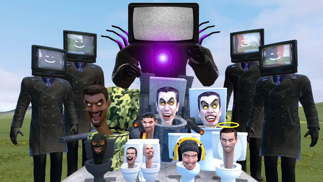 NEW TITAN TV MAN BOSS VS ALL SKIBIDI TOILET BOSSES In Garrys Mod - YouTube