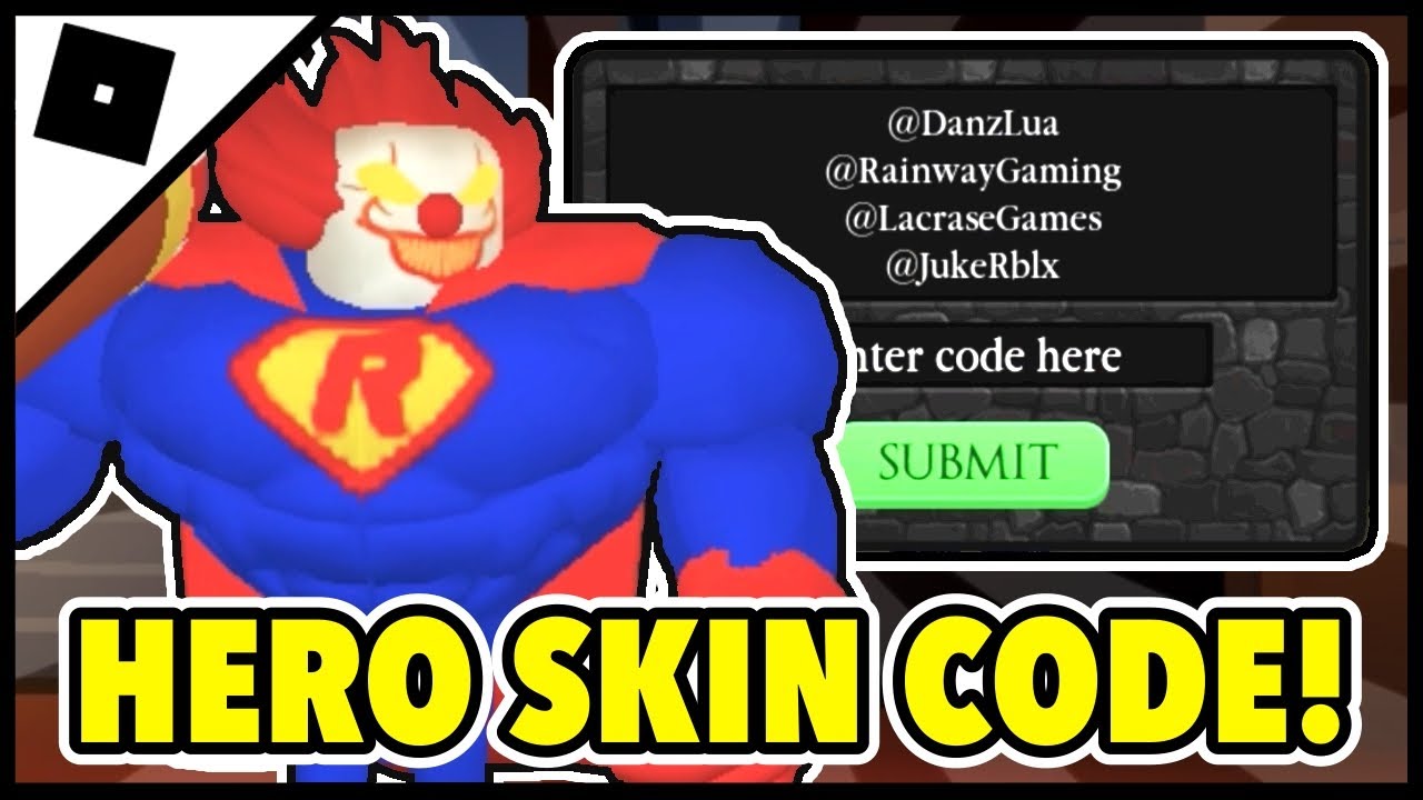 NEW CODE for the HERO SKIN + SHOWCASE in RONALD || ROBLOX - YouTube