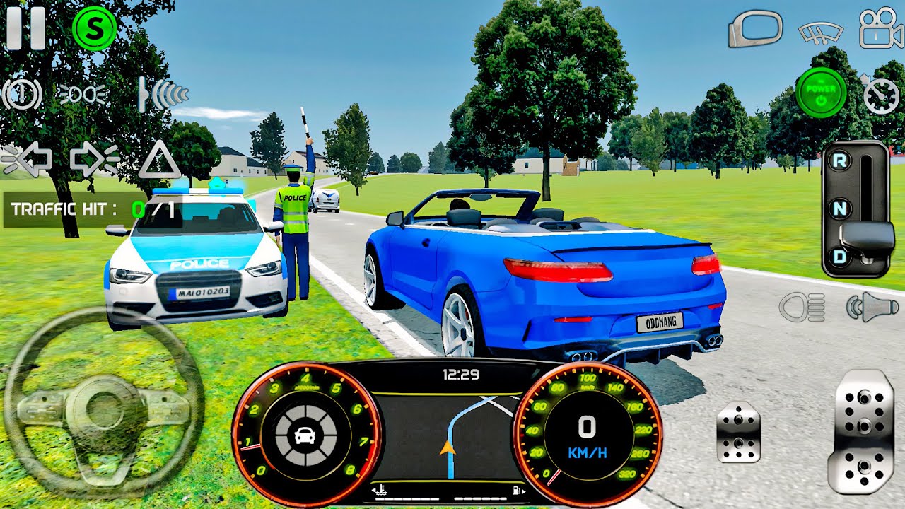 Real Driving Sim: Convertible Sports Car Drive - Android gameplay - YouTube