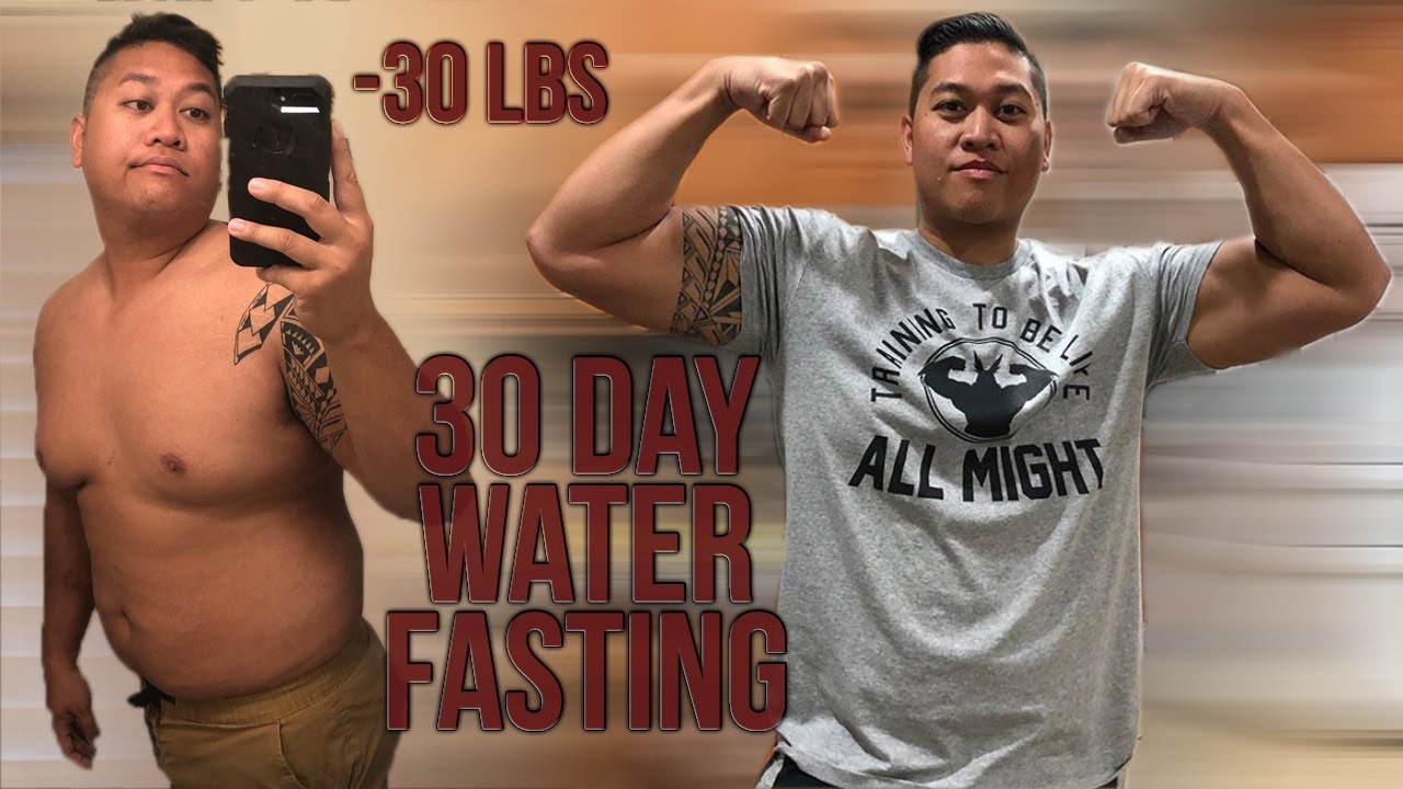 I lost 30 pounds from water fasting for 30 days - YouTube