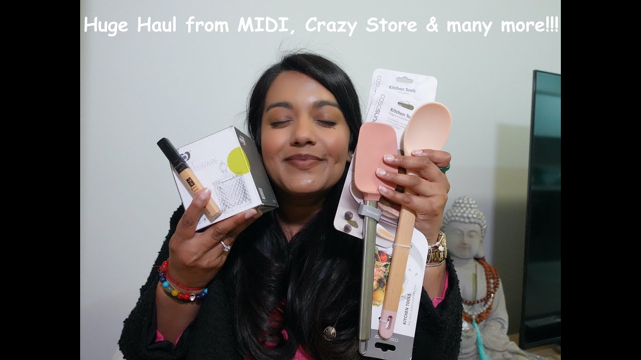 HUGE haul | MIDI, Crazy Store & more home / kitchen accessories - YouTube