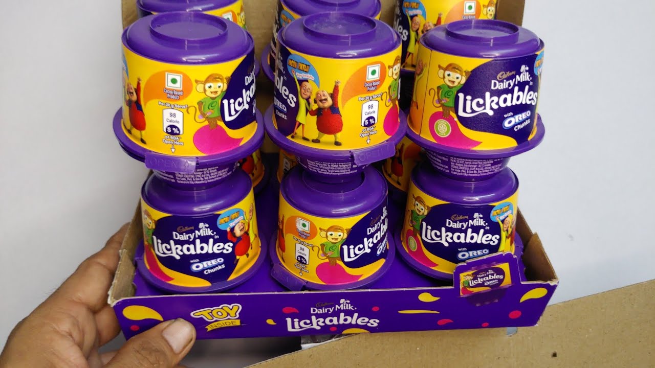 1 mins satisfying video new Cadbury lickables unboxing video - YouTube
