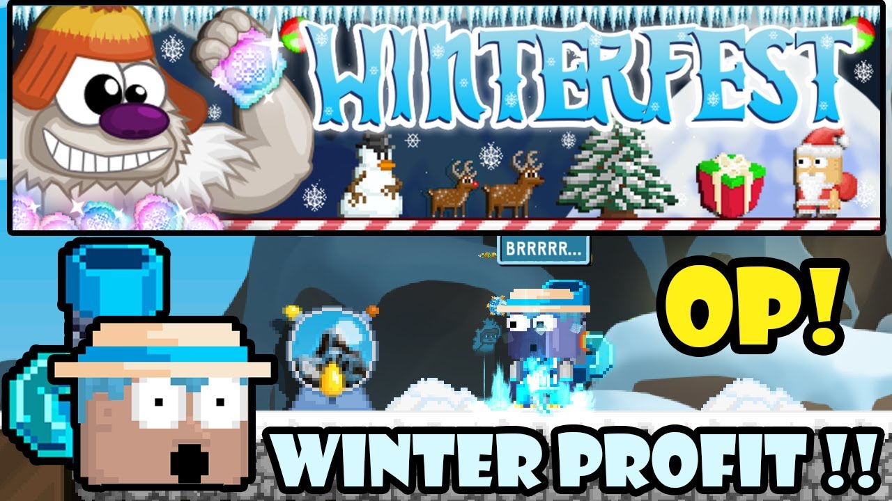 OP WINTERFEST PROFIT!! OMG! | GrowTopia Profit 2022 - YouTube