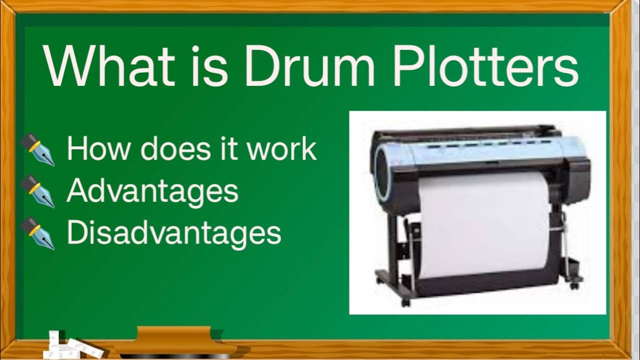 What is Drum Plotters | How drum Plotter work | Advantage and Disadvantages of Drum Plotters ...