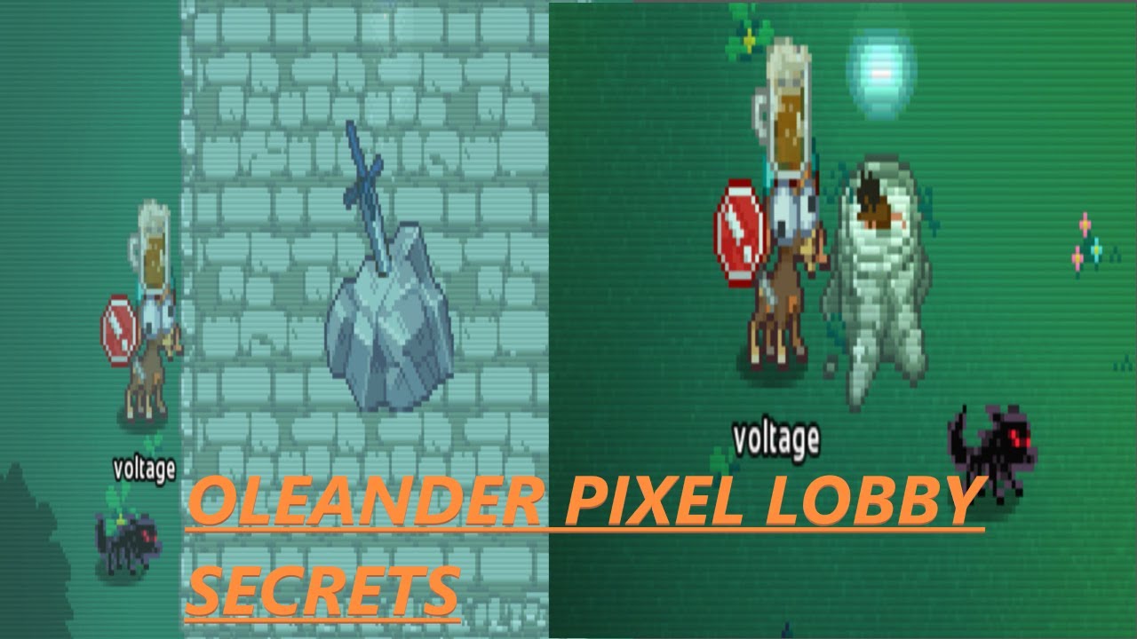 Oleander Pixel lobby secrets #saveTFH - YouTube