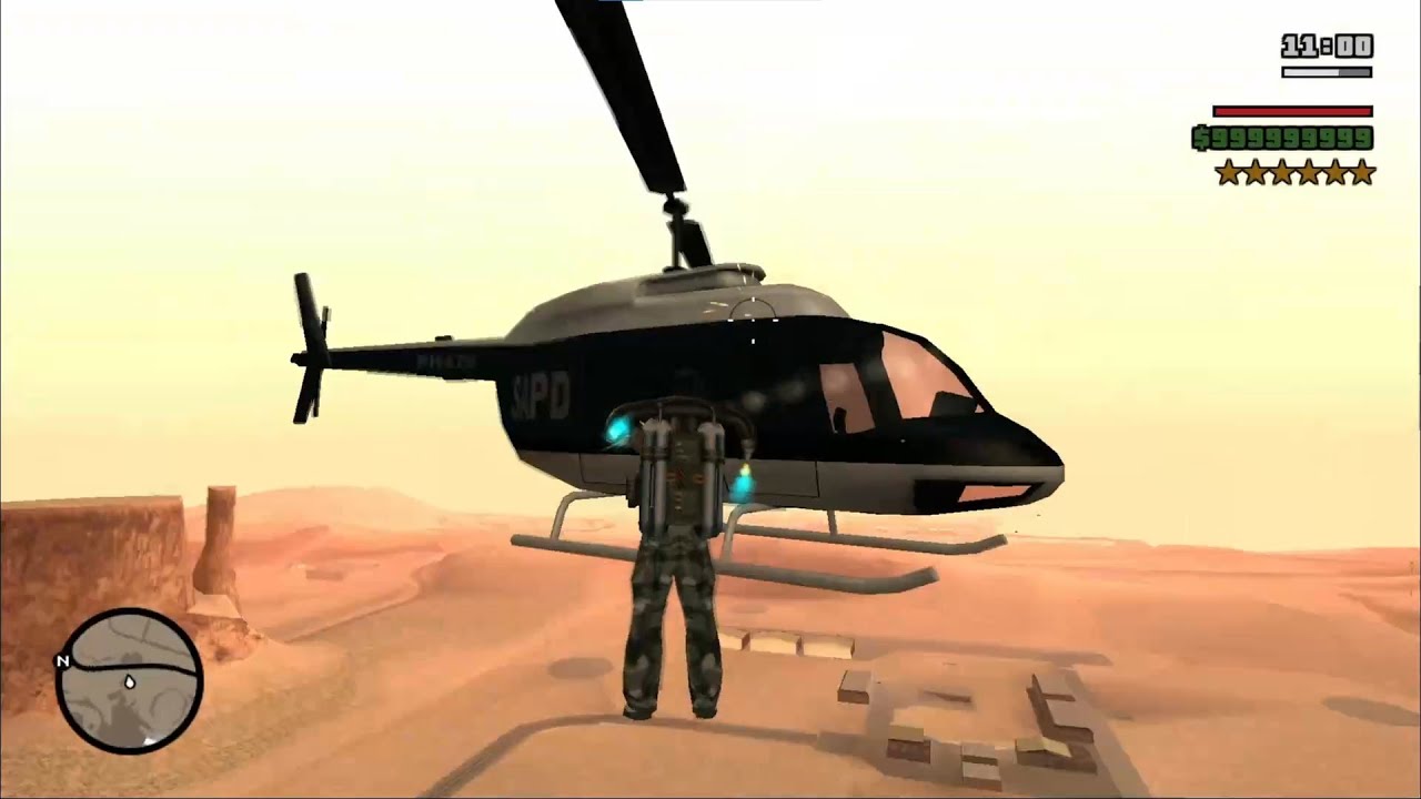 GTA San Andreas - CJ vs Military Army Six Stars - YouTube