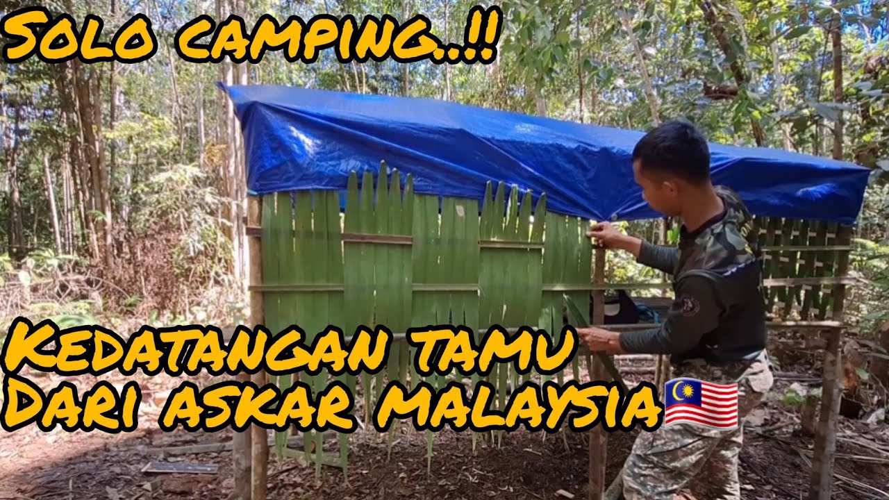 solo camping || di hutan sempadan sabah malaysia indonesia. Kedatangan ...