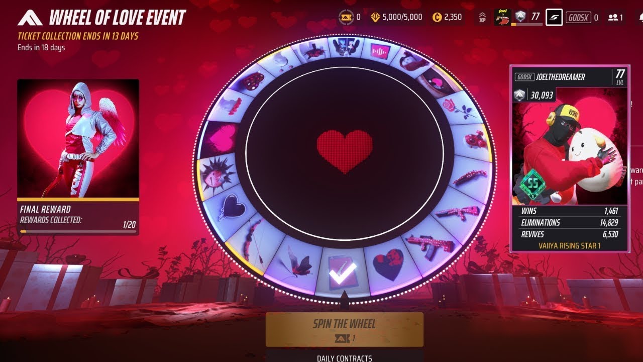 THE FINALS| ALL NEW WHEEL OF LOVE Valentine’s Day EVENT ITEMS - YouTube