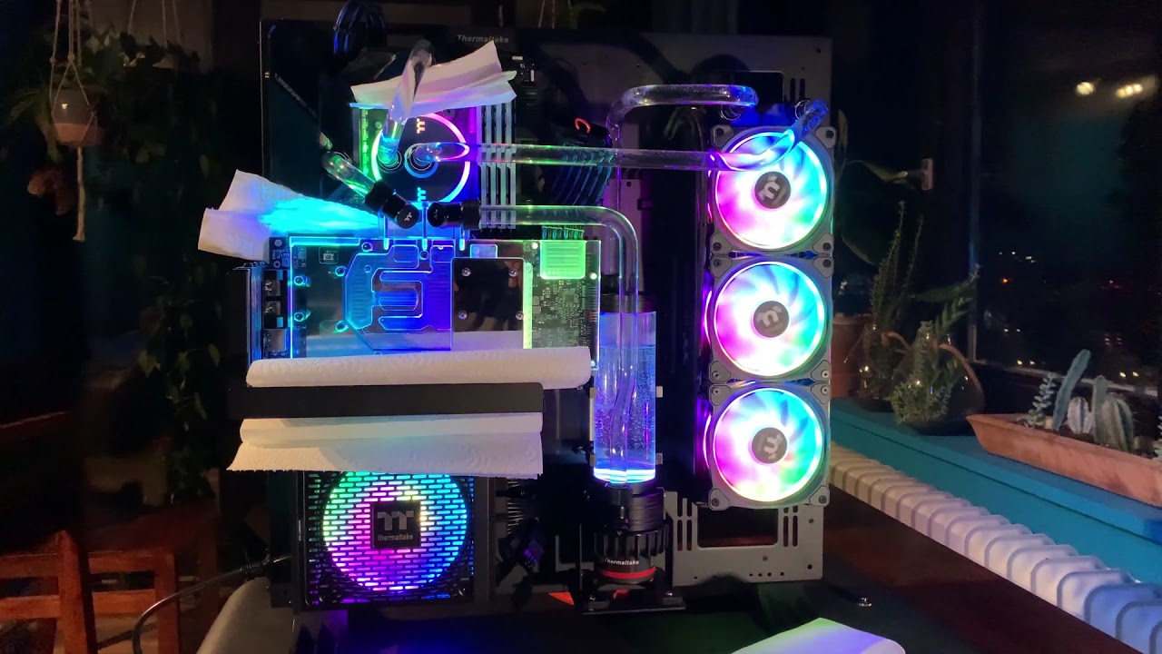 Custom Liquid Cooled PC Build (part 2) - YouTube