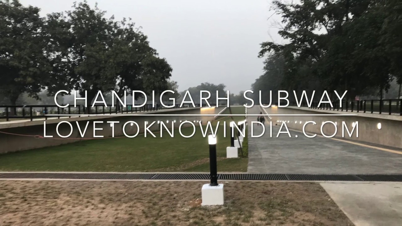 Underpass Rose Garden to Sector 17 Chandigarh - YouTube
