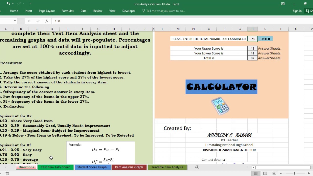 Automated Item Analysis v3.0 | FREE DOWNLOAD - YouTube